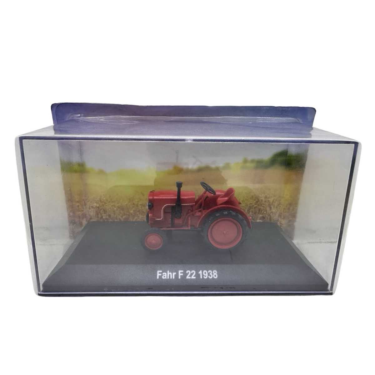Macheta Tractor Fahr F22 1938 1:43 Rosu Replica Metal Die-cast ...